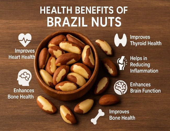 Important Health Benefits of Brazil Nuts | Nutrition & Uses