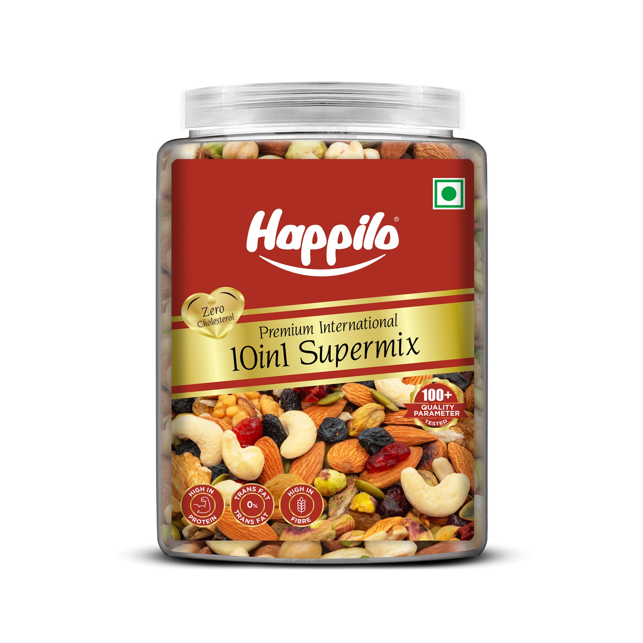 Happilo Premium 10 in 1 Supermix Jar 900g