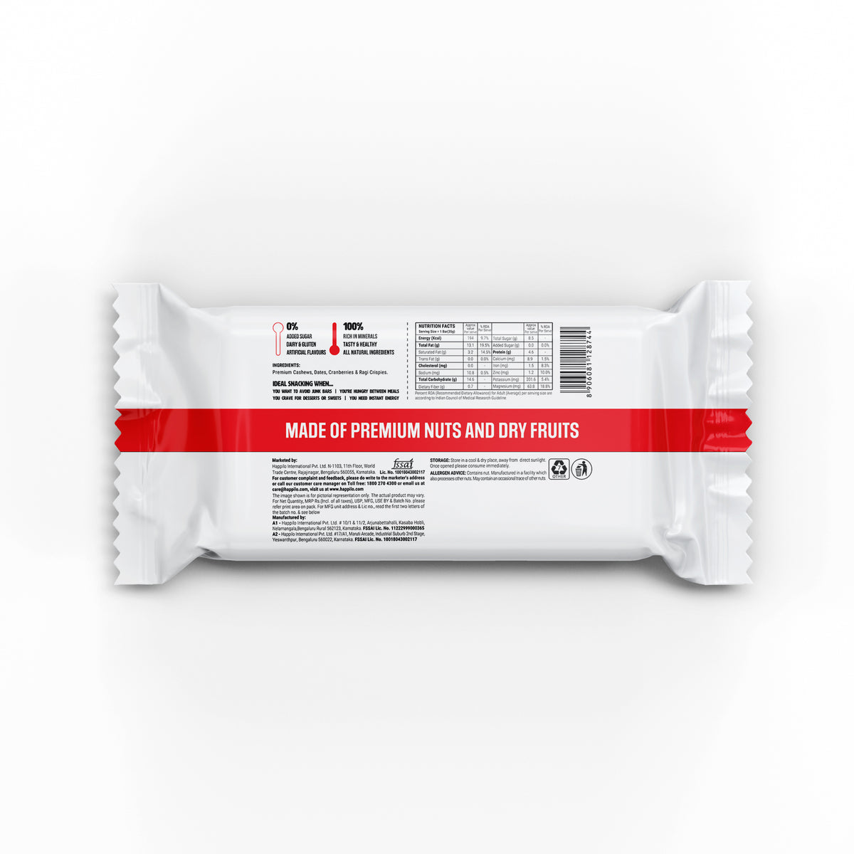 Buy Healthy Dry Fruit and Nut Bars From Online Store In India | Happilo