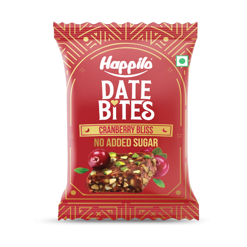 Happilo Premium Date Bites Cranberry