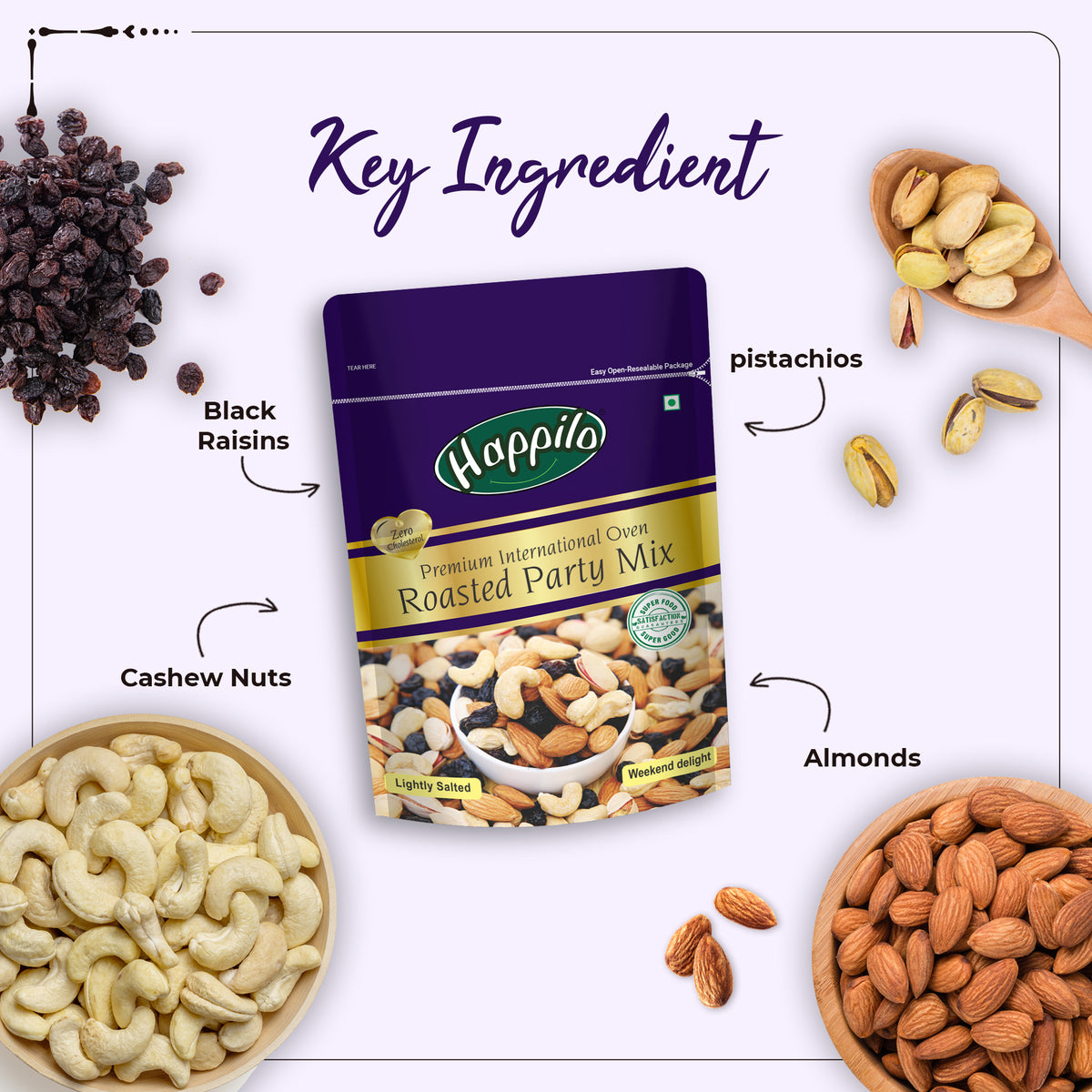 Trail Mix: Buy Dry Fruit and Nut Mix from Online Store in India | Happilo