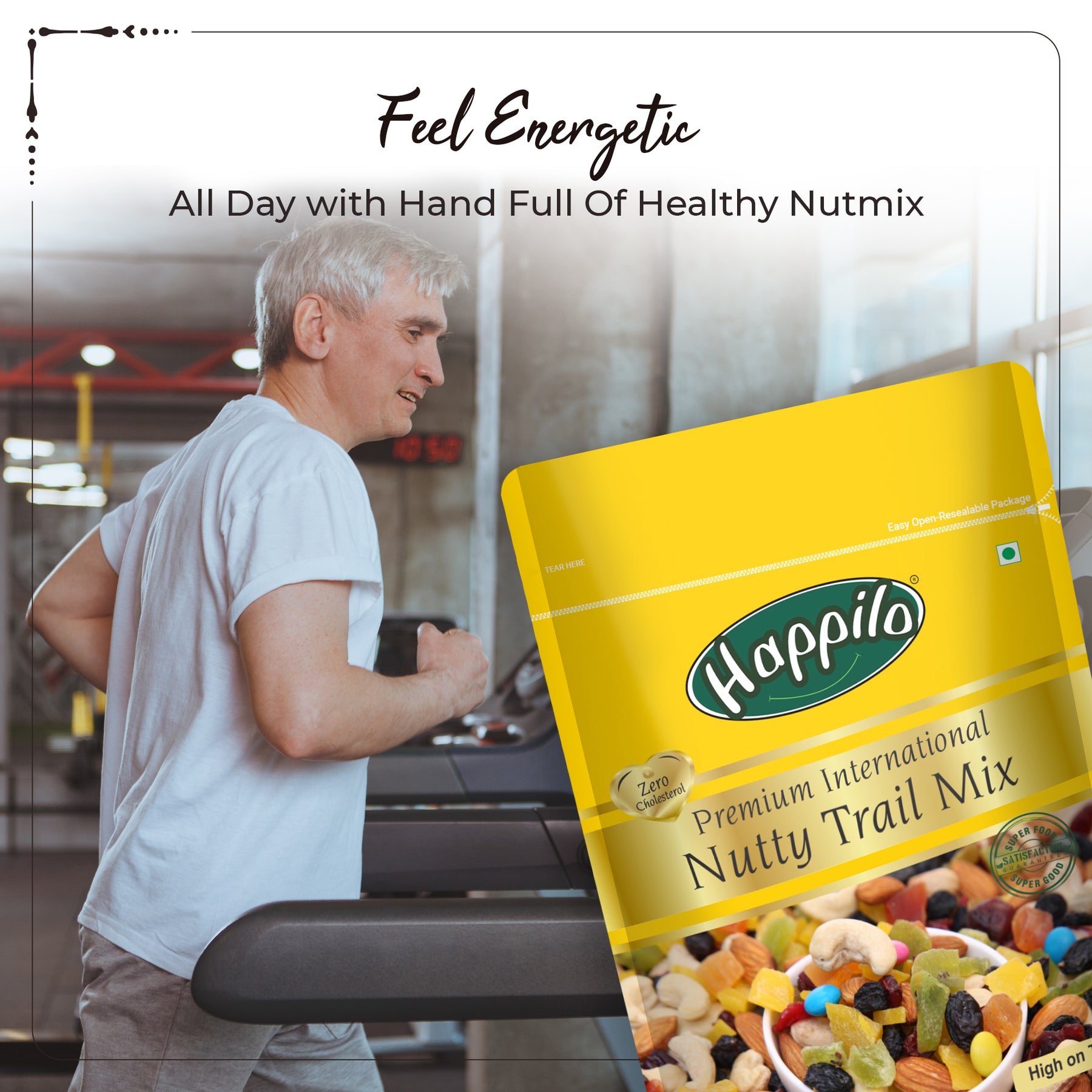 Premium Nutritiously Nutty Trail Mix 200g