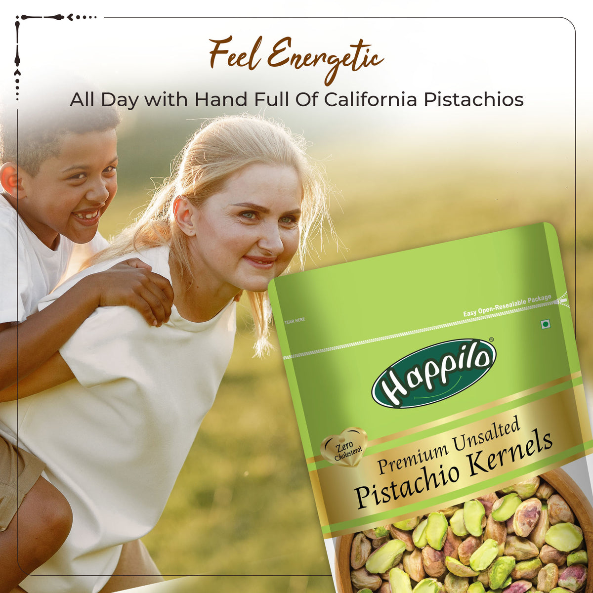 Happilo Premium Unsalted Pistachio Kernels