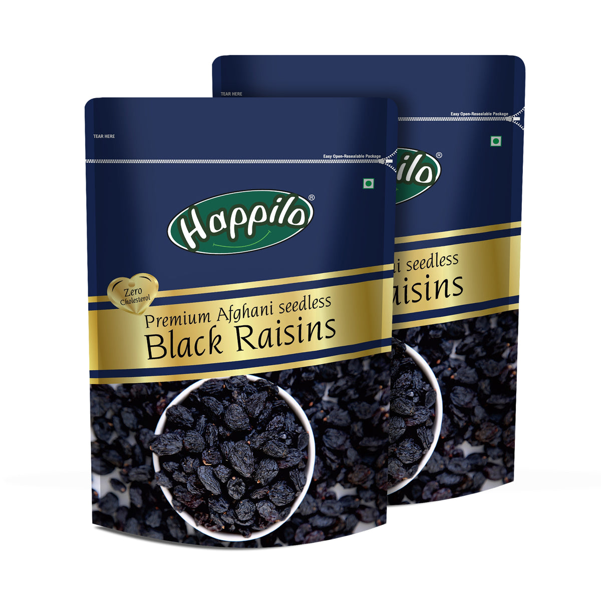 Happilo Premium Afghani Black Raisins